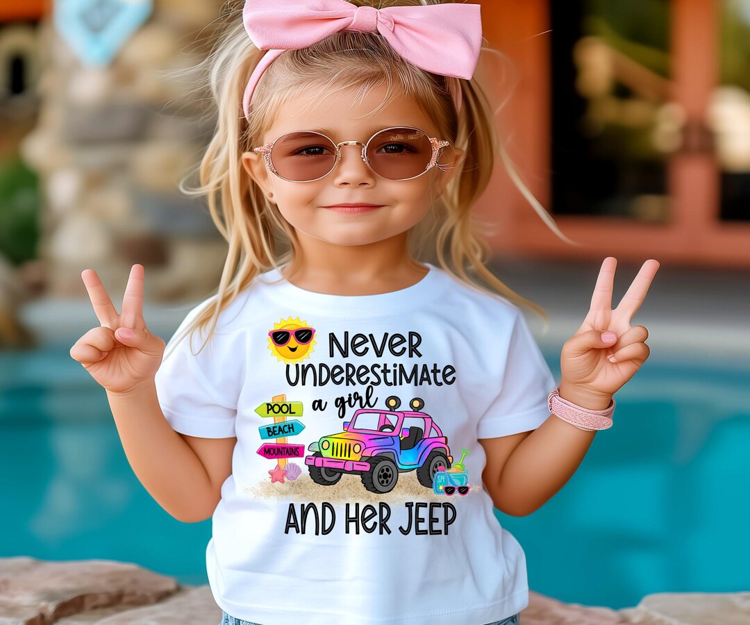 Jeep, Kids, Never Underestimate a Girl and Her Jeep, Beach, Mountains ...