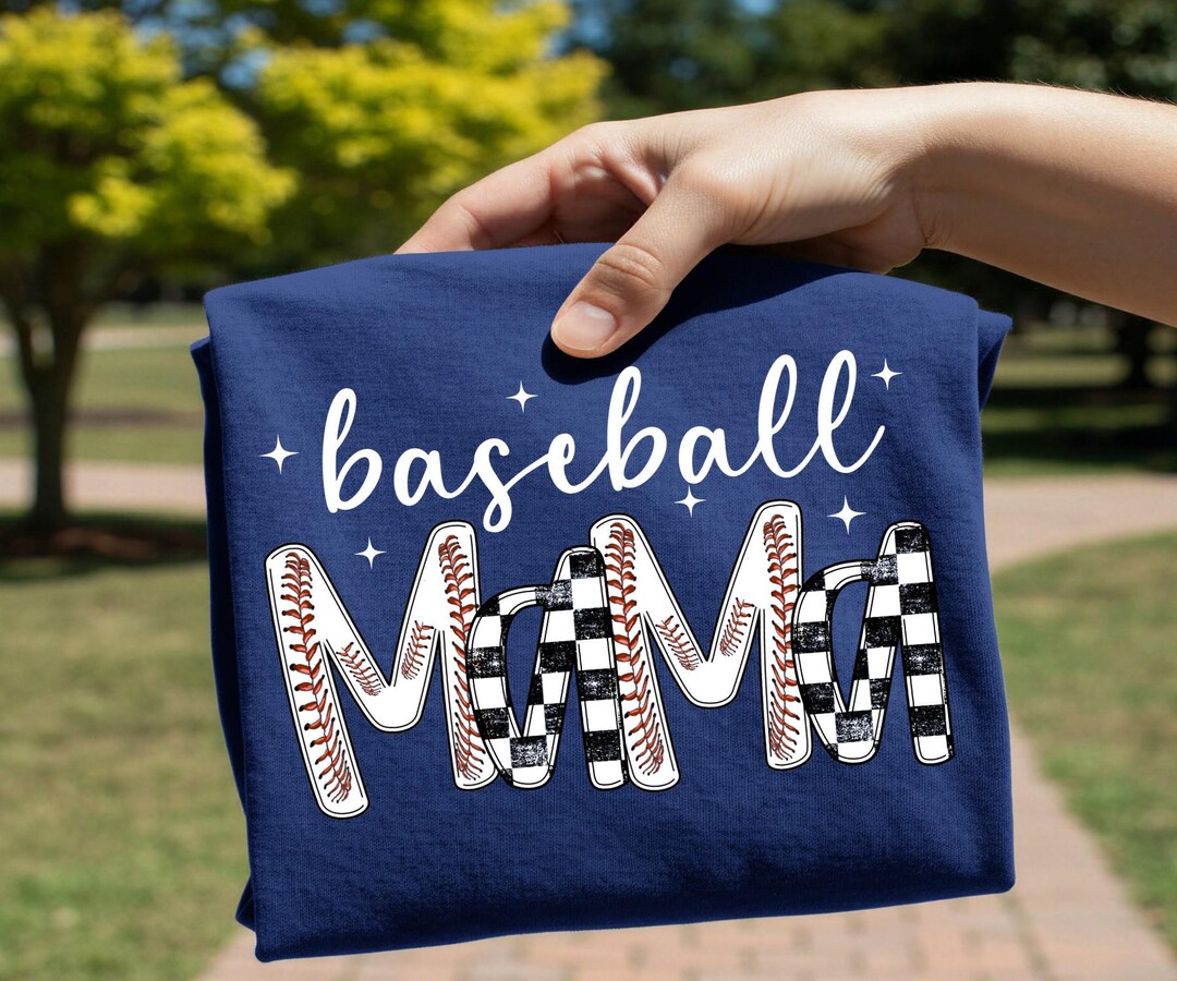 Baseball Mama, Checkerboard, Distressed, Baseball, Braves, Baseball ...