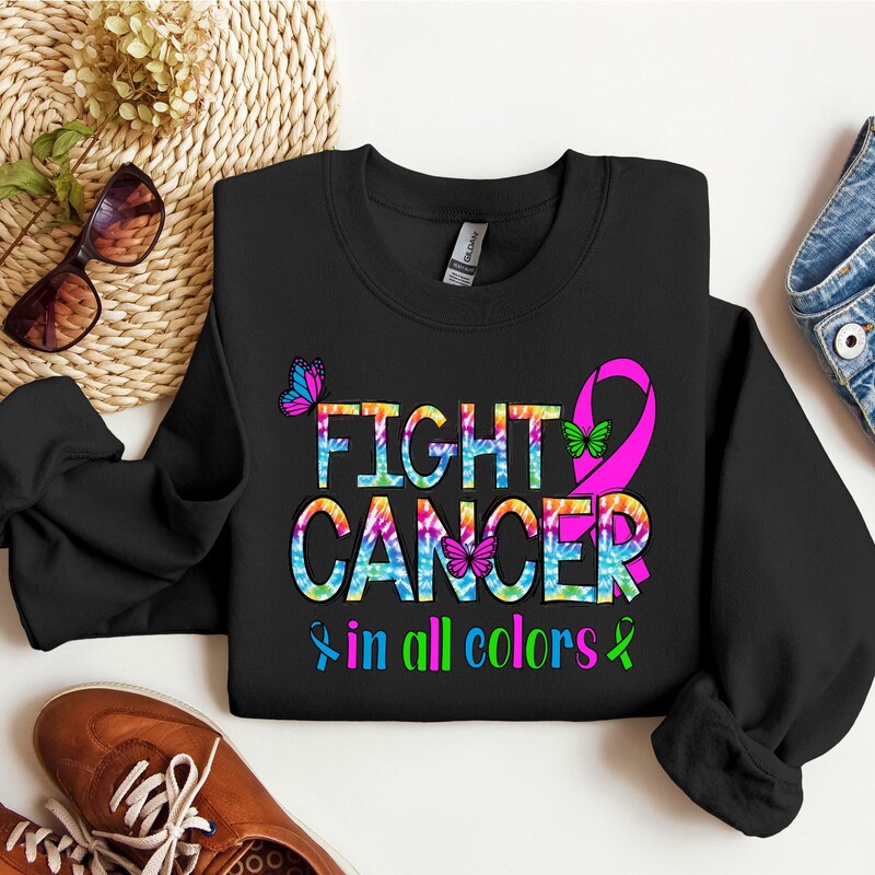 Cancer in All Colors Svg - Etsy