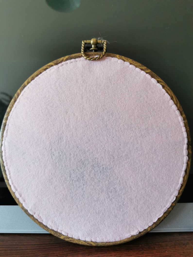 Purple Magnolia -- Hand Embroidered Hoop - Etsy Canada