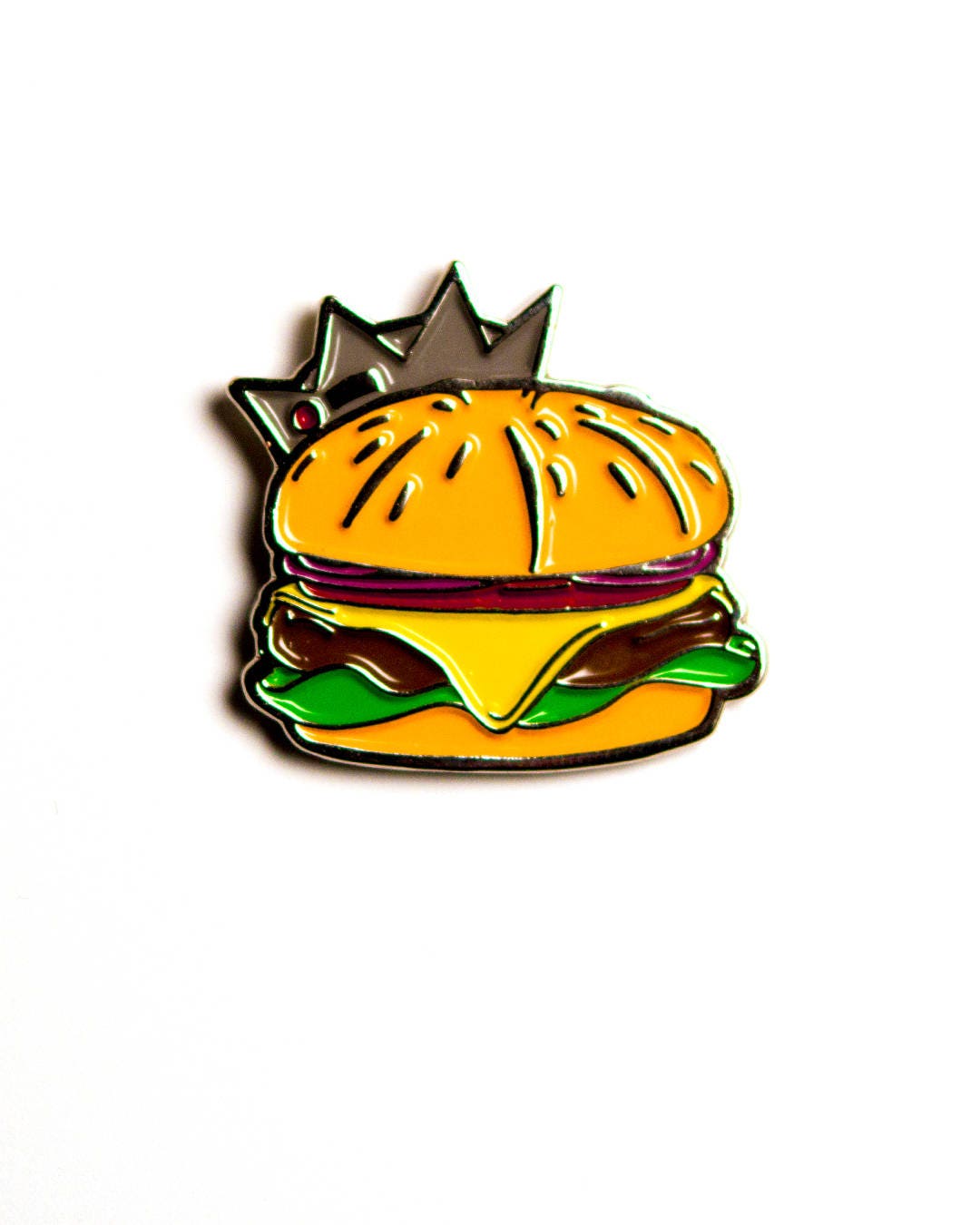 Juggie Burger Enamel Pin | Etsy