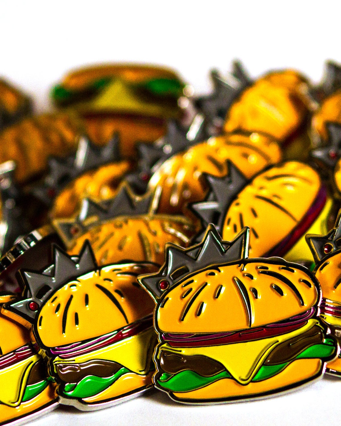Juggie Burger Enamel Pin - Etsy