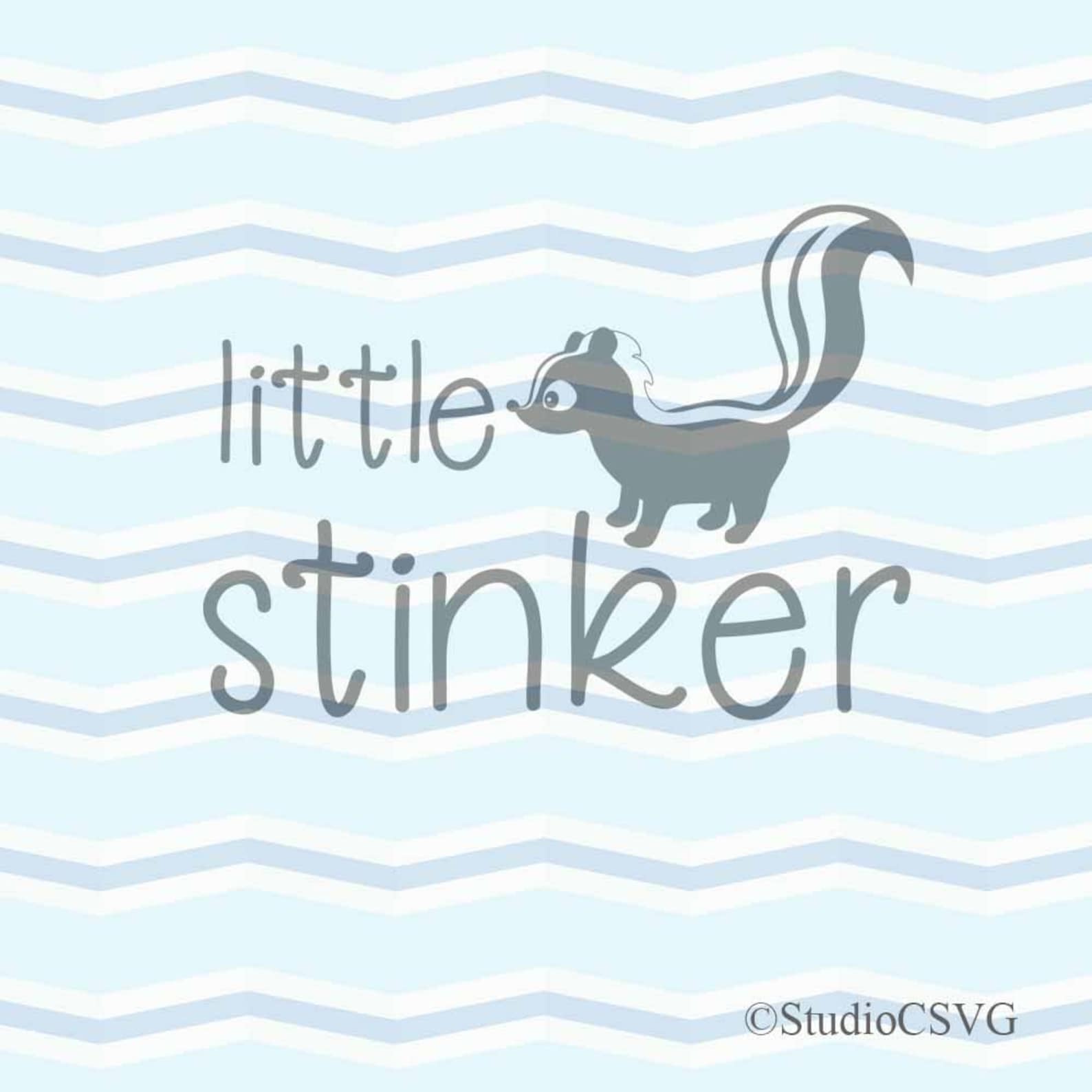 Funny Baby SVG Little Stinker SVG Skunk svg Baby Cutting | Etsy