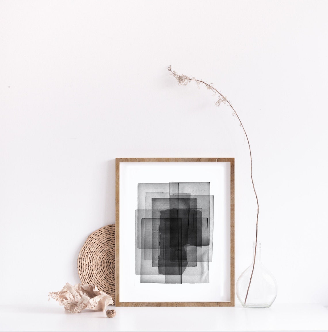 Minimal Art Print, Printable Abstract Art, Digital Download, Graphic ...