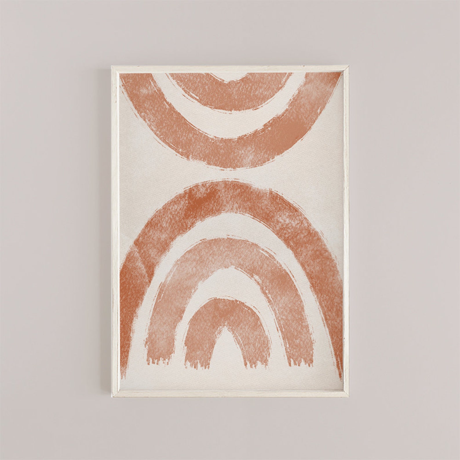 Abstract Rust Burnt Orange Wall Art Digital Download Print | Etsy