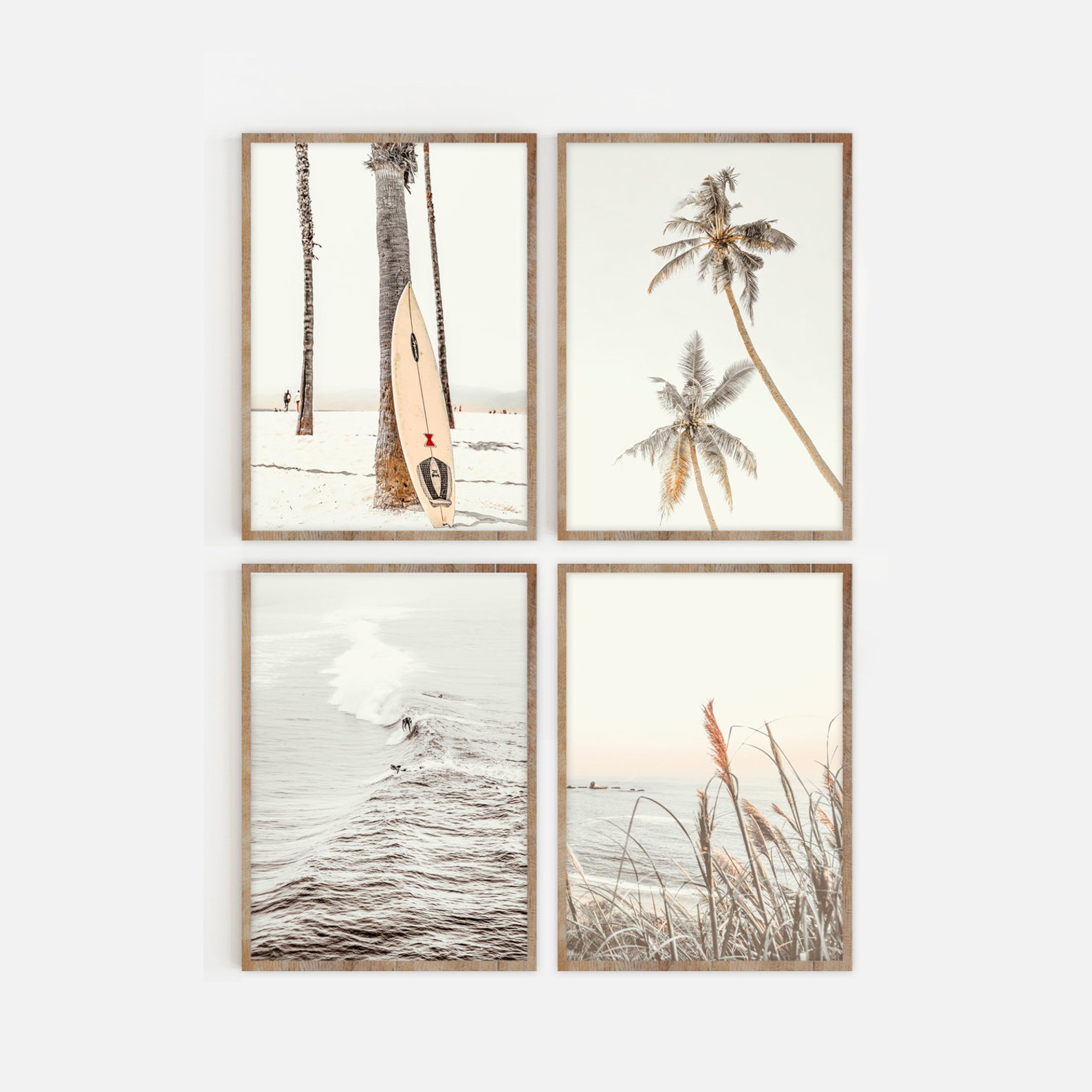 Printable Beach Art Set of 4 Prints Ocean Digital Download - Etsy