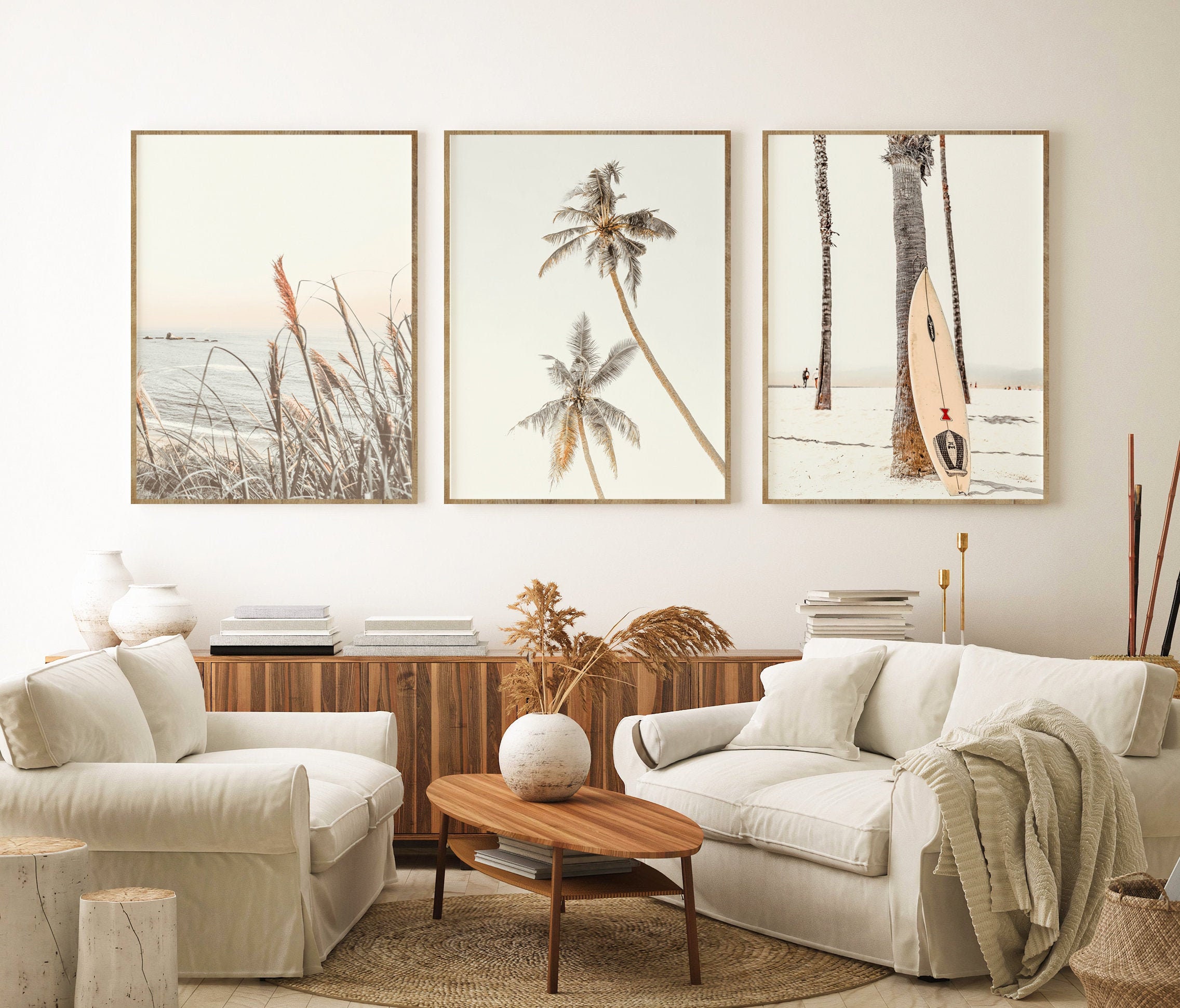 Printable Beach Art Set of 3 Prints Ocean Digital Download - Etsy