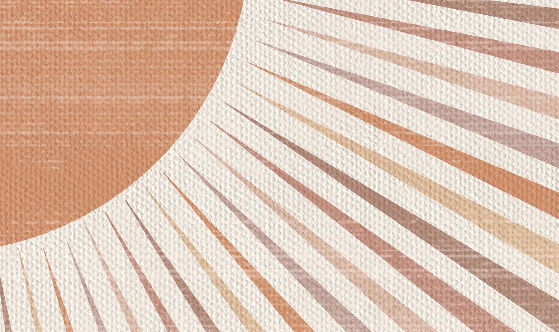 Terracotta Sun Printable Art Mid Century Modern Abstract Sun | Etsy