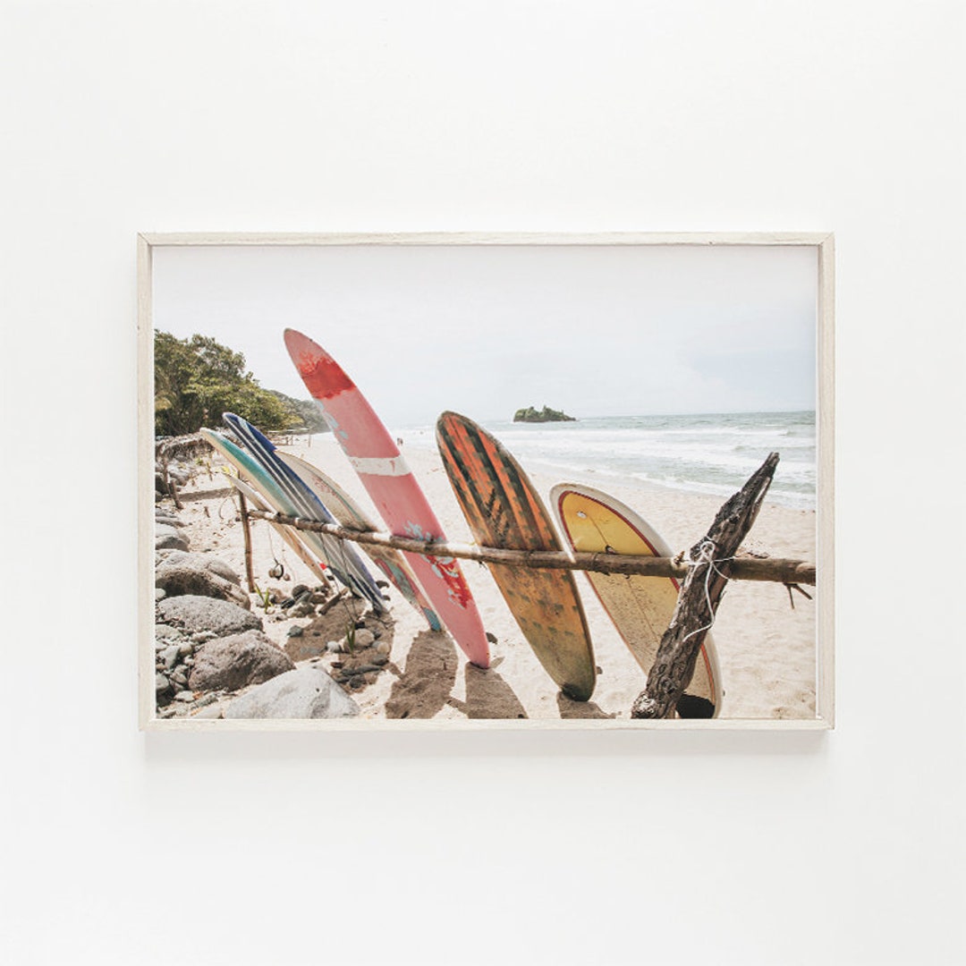 Surf Beach Digital Download Print, Surfs Coastal Ocean Printable Wall ...