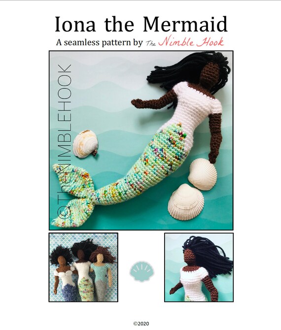 Seamless CROCHET PATTERN Iona the Mermaid PDF Download // | Etsy