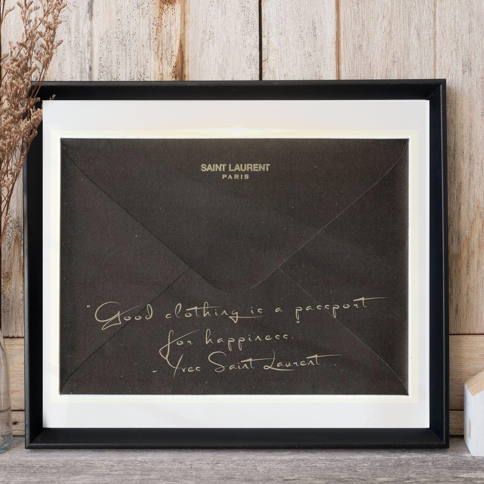 YSL Fashion Quote, Trendy Wall Art, Retro Wall Art, Digital Download ...