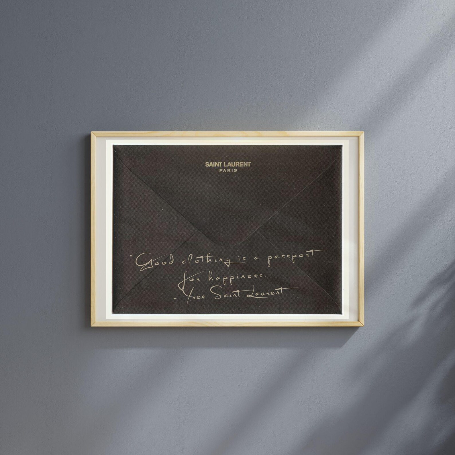 YSL Fashion Quote, Trendy Wall Art, Retro Wall Art, Digital Download ...