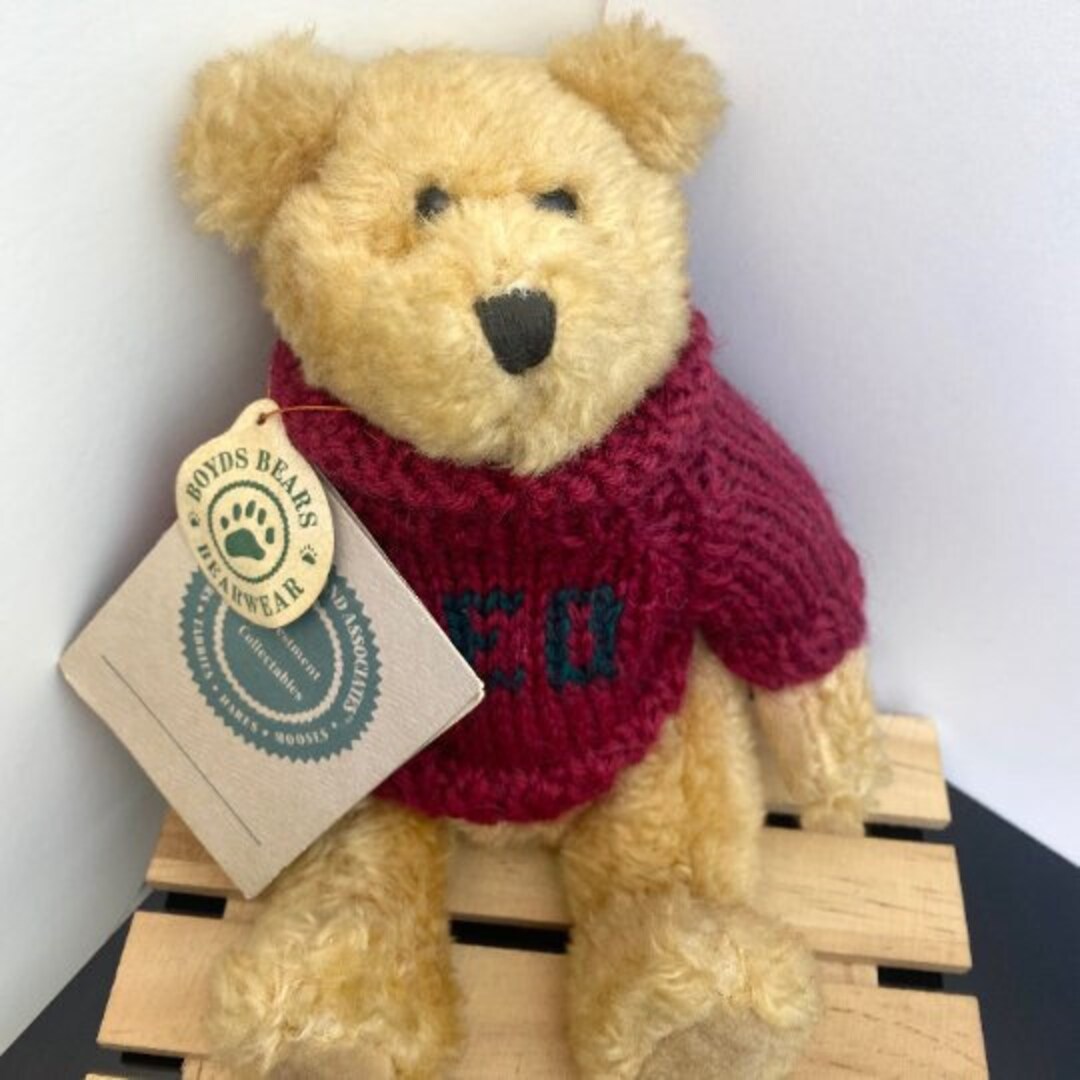 Vintage 1995 Ted Bear Plushie Boyds Collection Teddy Bear TBC 1985 to ...