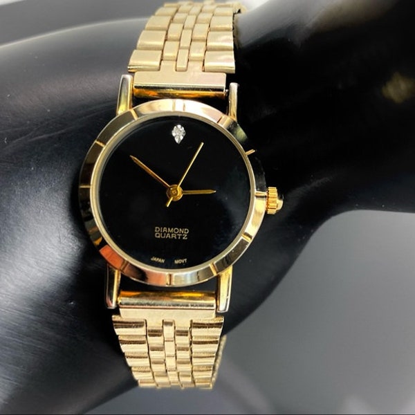 Diamond Quartz Watch - Etsy