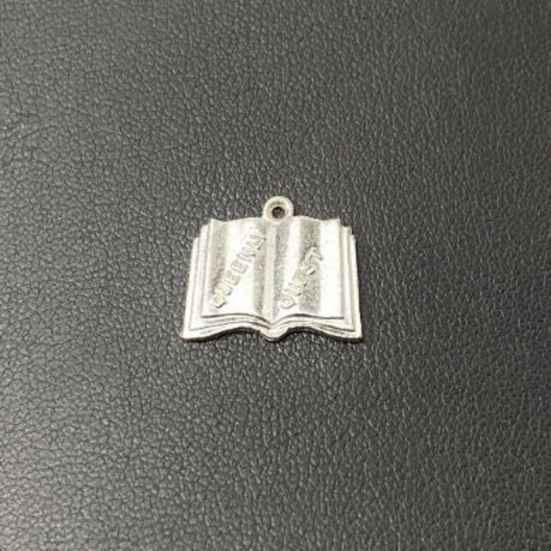 Vintage Sterling Silver Open Book Charm Pendant Book Lover 1960s ...