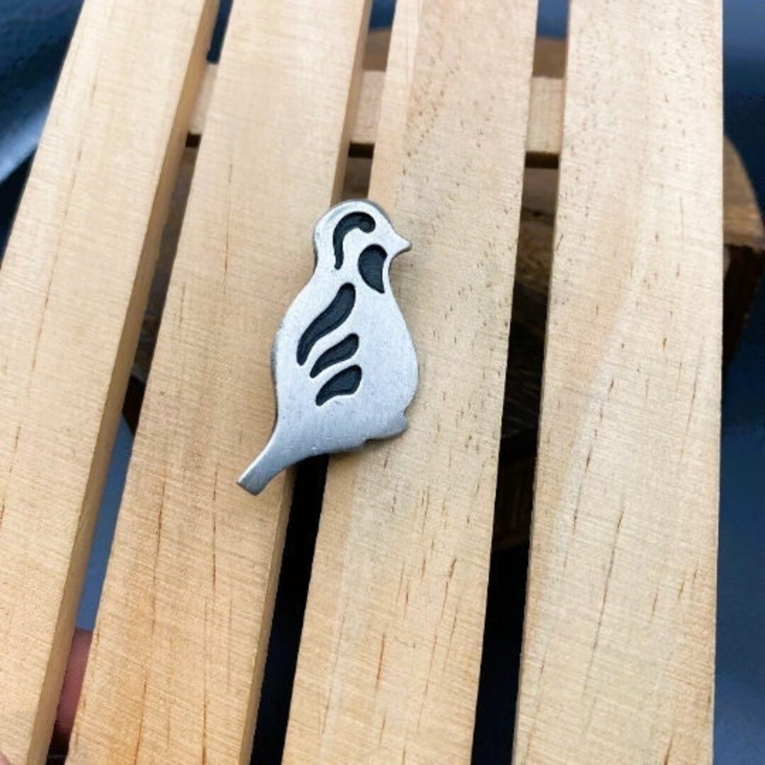 Vintage Rune Tennesmed Sweden Bird Pin Pewter and Black Signed Pin - Etsy
