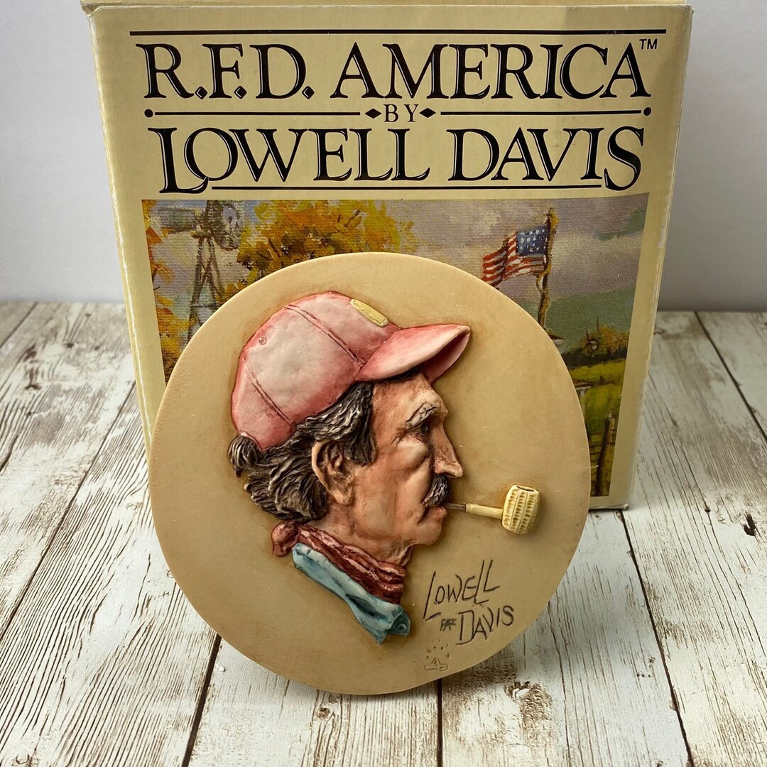 Vintage Lowell Davis self Portrait Lowell Davis - Etsy