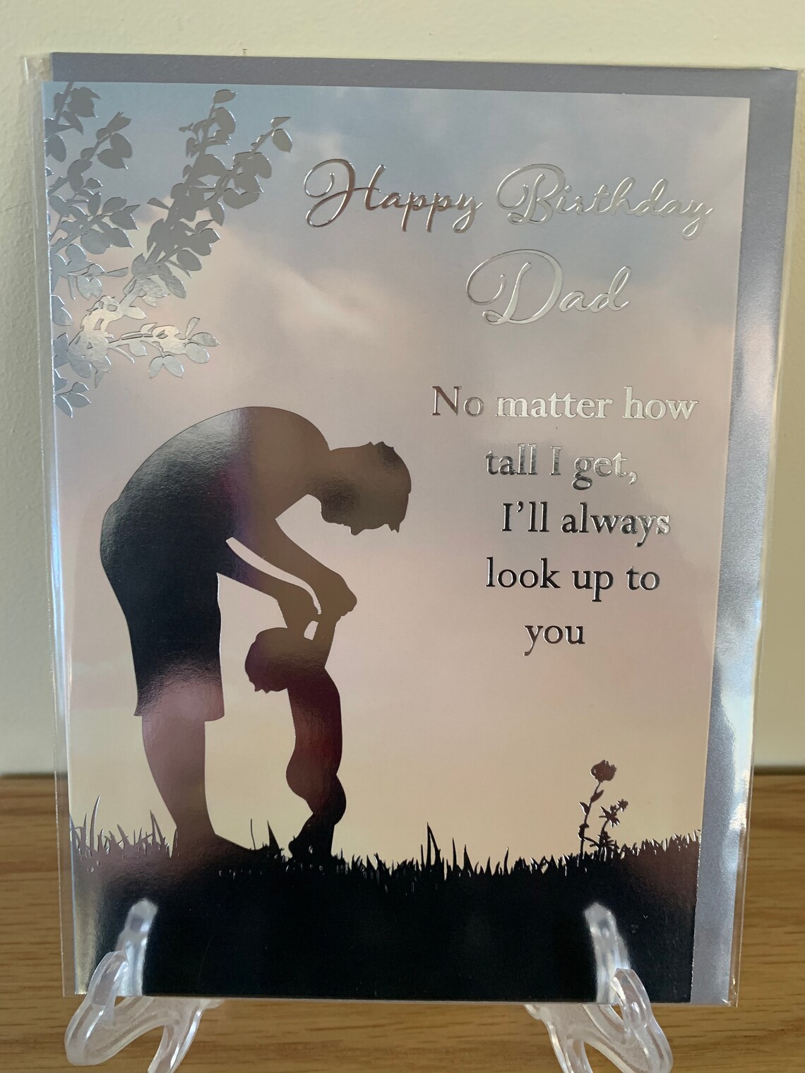 Reflections of the Heart Silver Mirror Birthday Cards Ladies Men Party ...