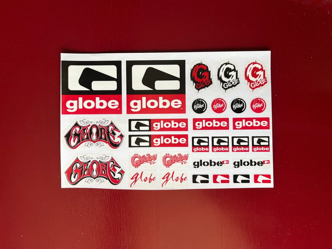 Original Globe Stickers Sheets 29 Original Skate Stickers - Etsy