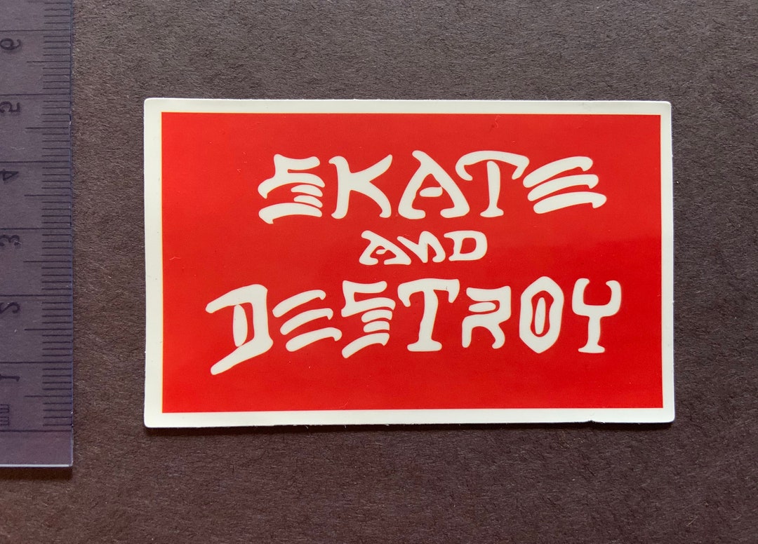 Skate and Destroy Sticker 019 - Etsy