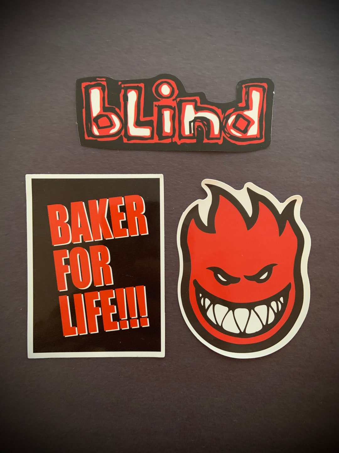 Vintage Spitfire Skate Stickers Bake Blind Skateboarding 009 - Etsy