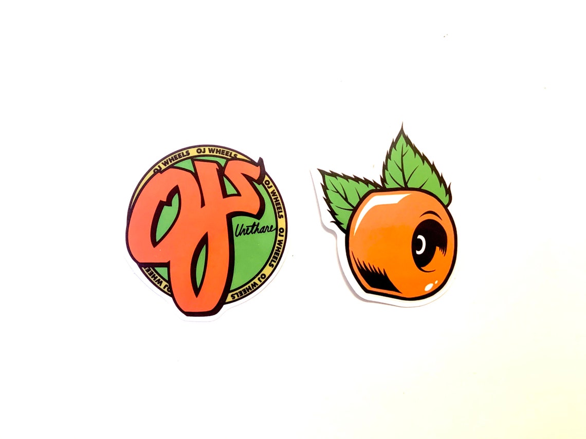 OJ Wheels Skate Stickers | Etsy