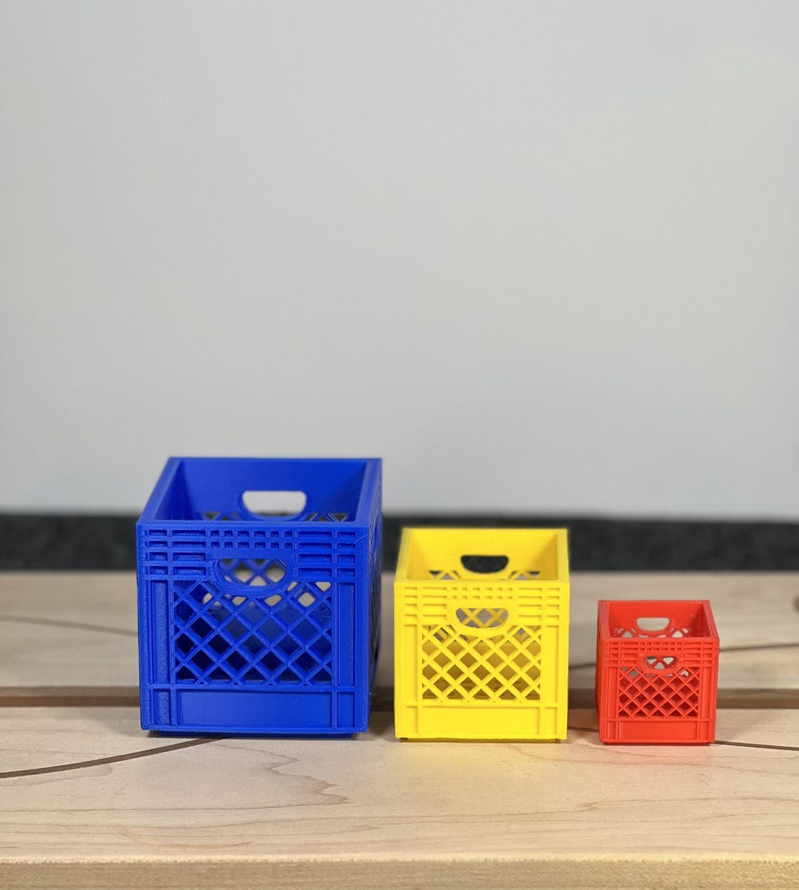 Stackable Desktop Organizing Crate, 3D Printed Storage Solutions ...