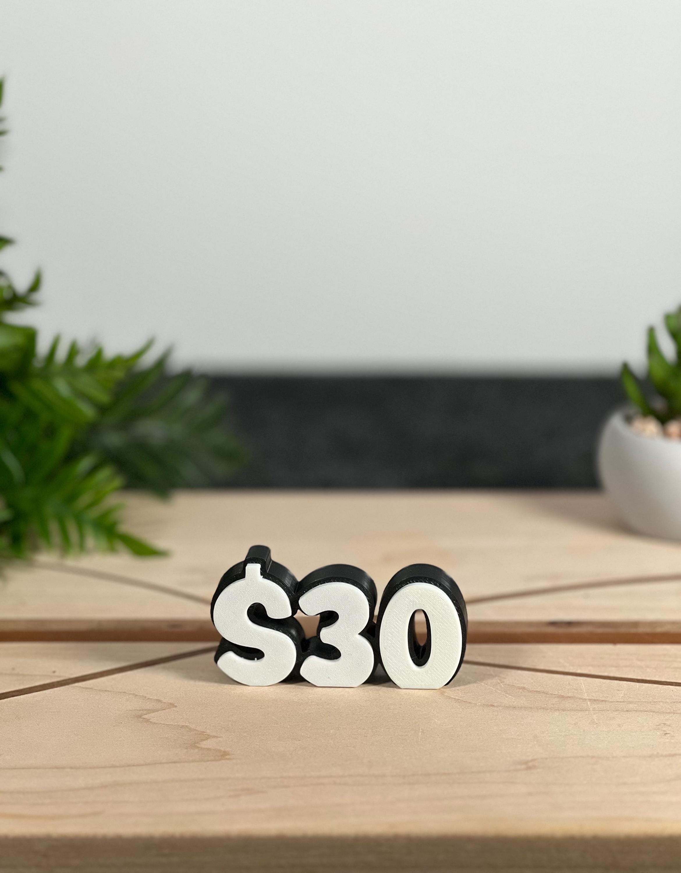 3D Market Price Signs, Price Signs for Market, Display Price Signs ...