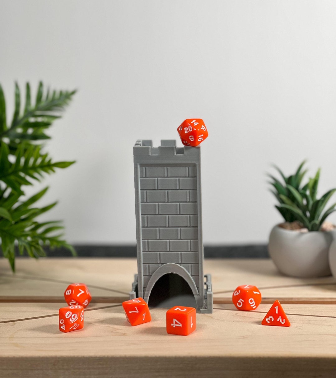 Simple Stone Dice Tower, Dice Tower, TTRPG, Stone Tower, Small Dice Tower, Simple Dice Tower ...
