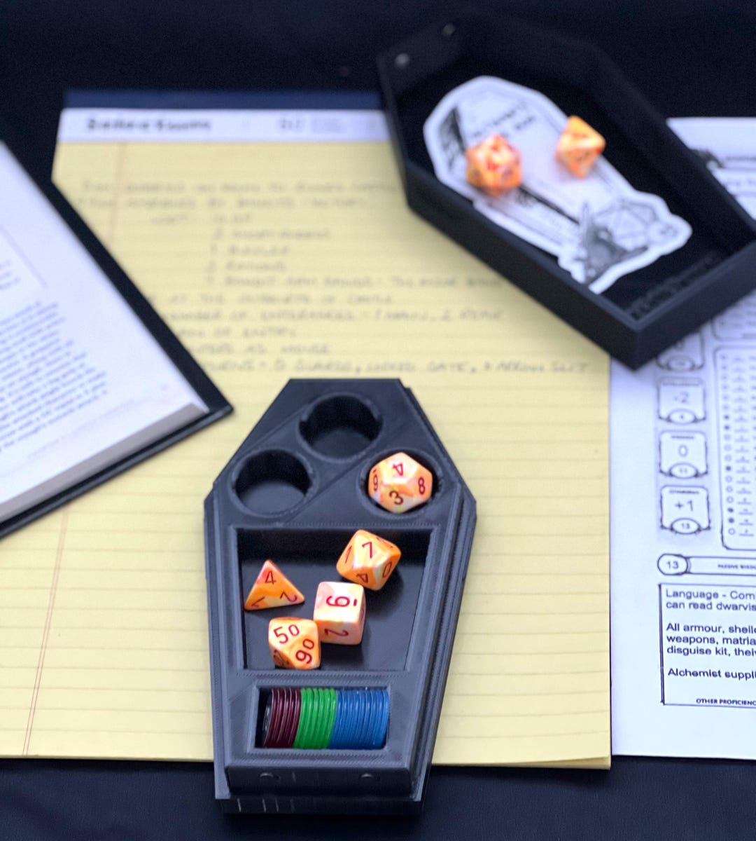Ultimate Dice Box - 3rd Circle – Dice Storage With Condition Tokens - Etsy