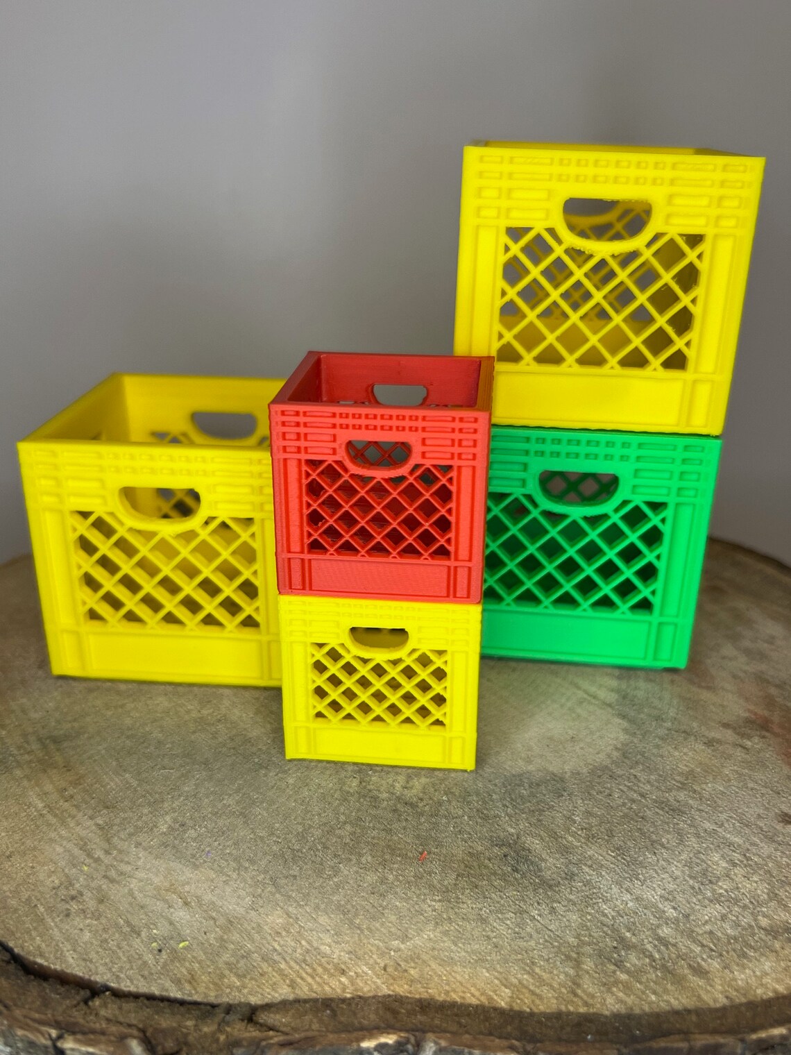 Stackable Desktop Organizing Crate, 3D Printed Storage Solutions ...