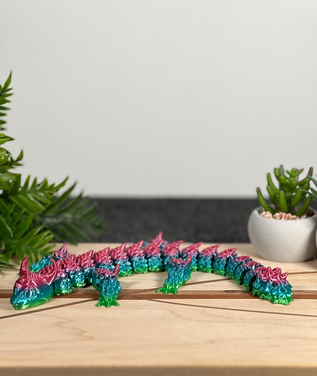 Articulated Ivy Dragon, 3d Printed Dragon, Articulated Toy, Flexible ...