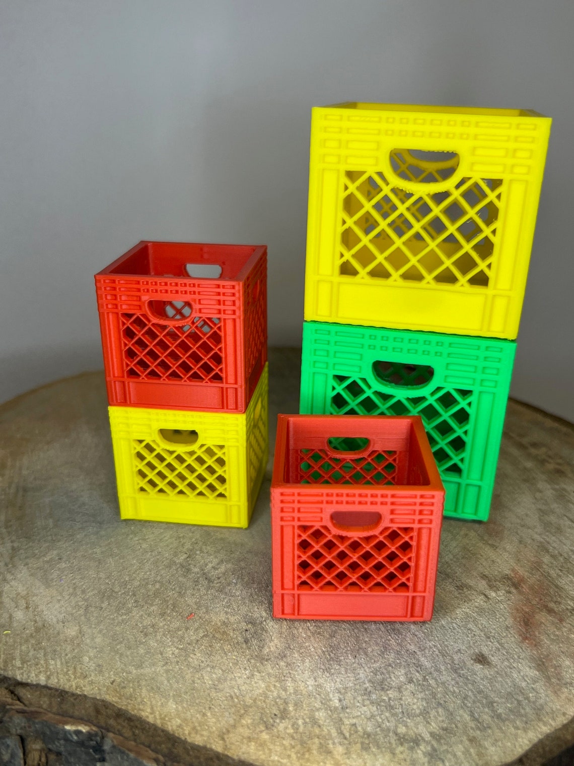 Stackable Desktop Organizing Crate, 3D Printed Storage Solutions ...