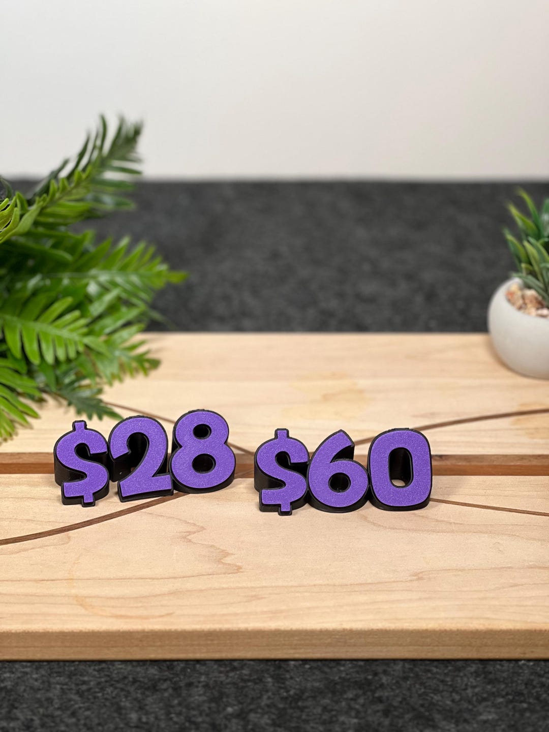 3D Angled Price Signs, Price Signs for Market, Display Price Signs ...