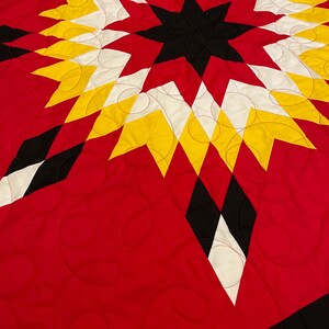 Handmade Native American Inspired Traditional Star Quilt (47in X 47in ...