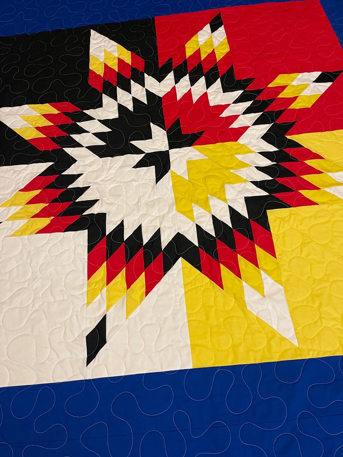 Native American Traditional Star Quilt 61in X 69in Giveaway Size - Etsy