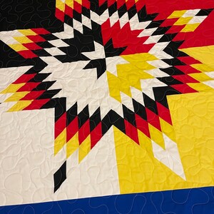 Native American Traditional Star Quilt 61in X 69in Giveaway Size - Etsy