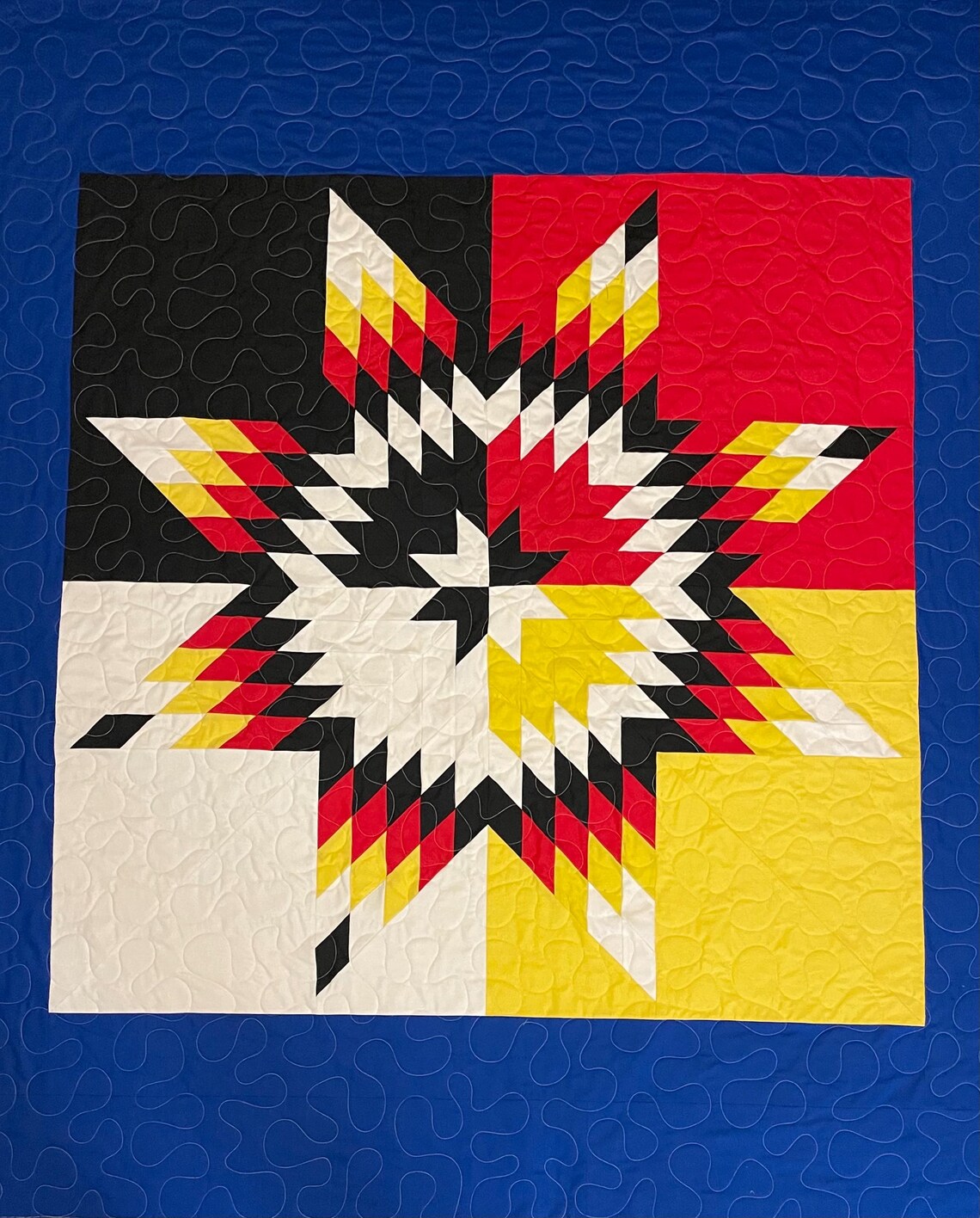 Native American Traditional Star Quilt 61in X 69in Giveaway Size - Etsy