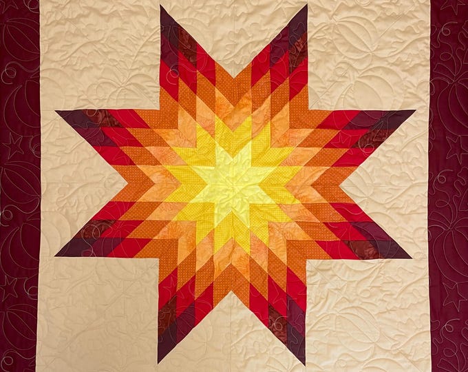 Native American Inspired Fall Star Quilt (48in X 48in) - Lone Star - Etsy