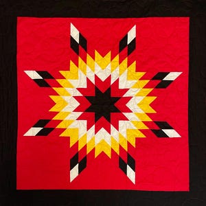 Handmade Native American Inspired Traditional Star Quilt (47in X 47in ...