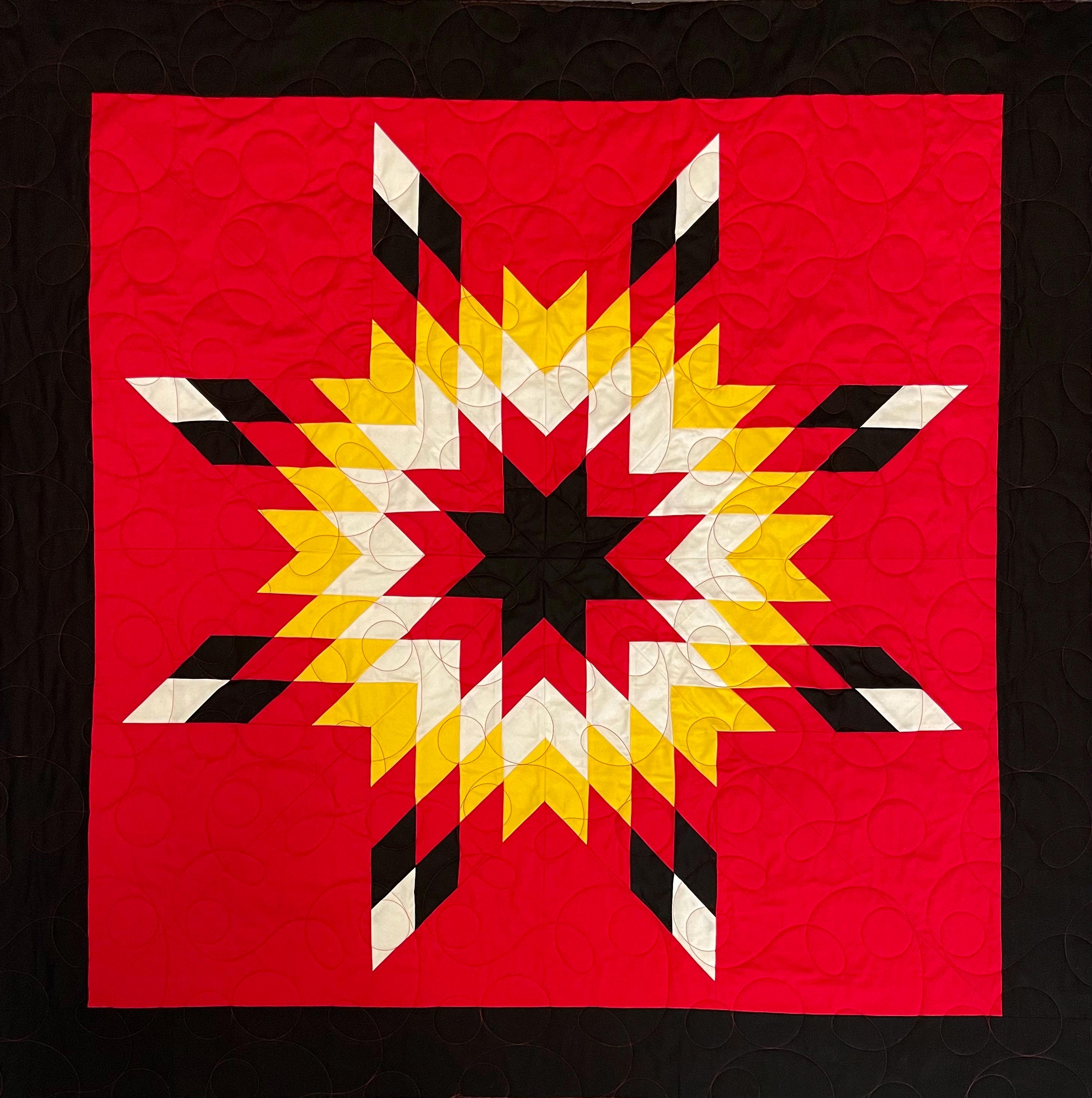Handmade Native American Inspired Traditional Star Quilt (47in X 47in ...