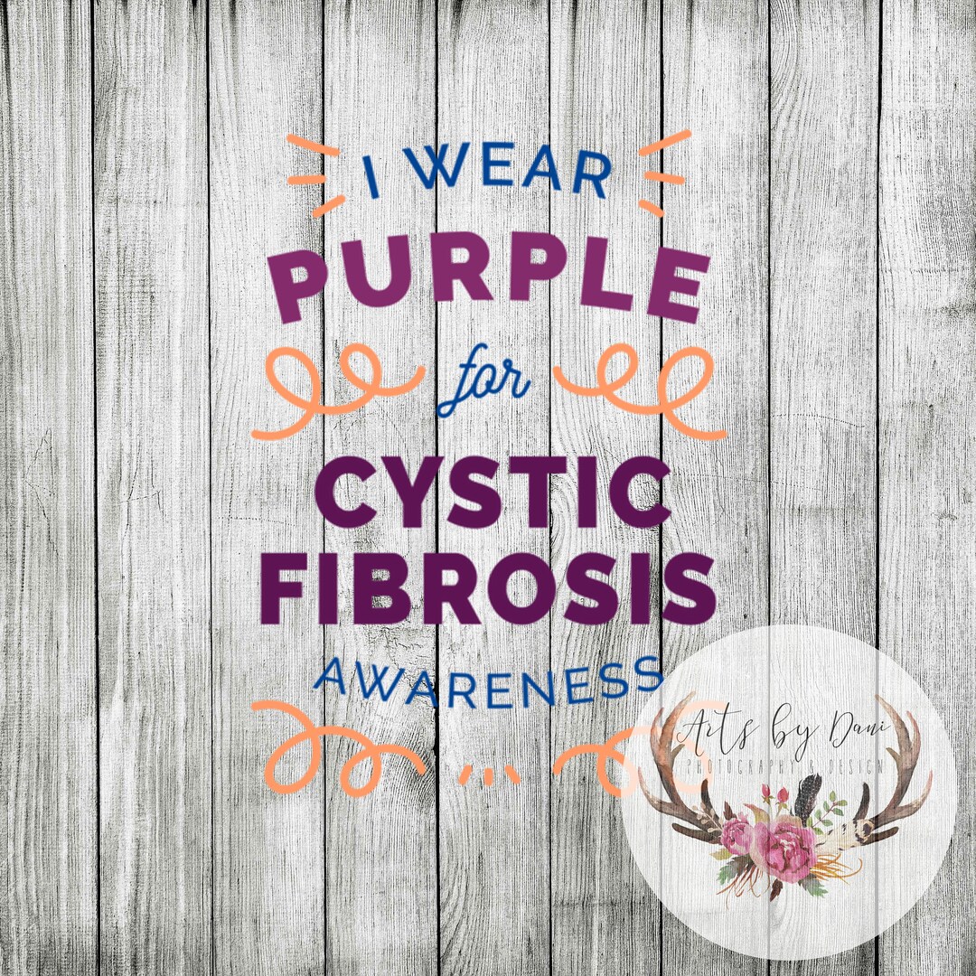 CYSTIC FIBROSIS Single Color Png Digital Download - Etsy