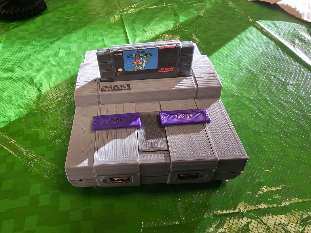 3D Printed Raspberry Pi SNES Console With NFC Cartridges - Etsy Canada