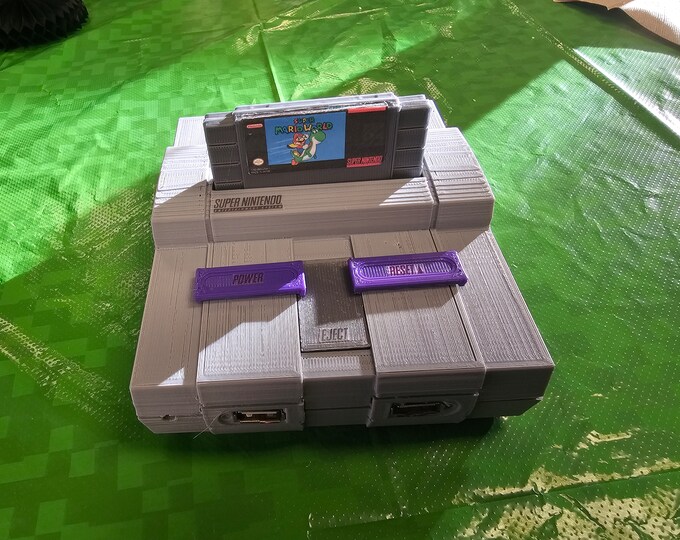 3D Printed Raspberry Pi SNES Console With NFC Cartridges - Etsy