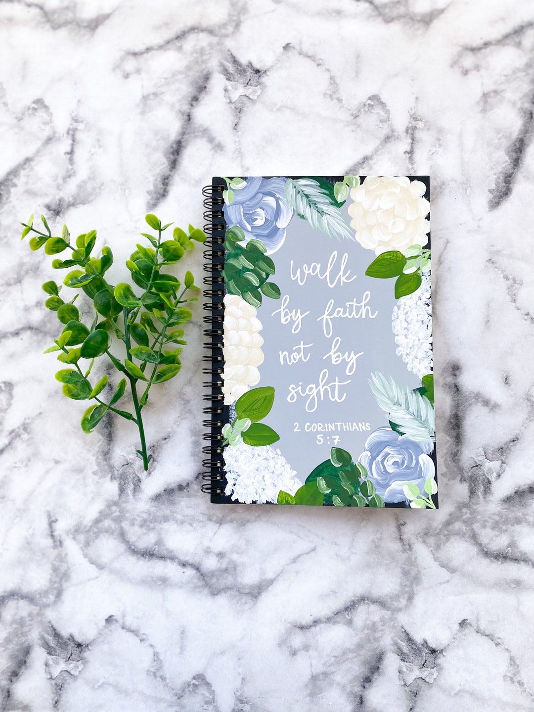 Walk by Faith Not by Sight- Spiral Notebook, Journal, Diary, Writing ...