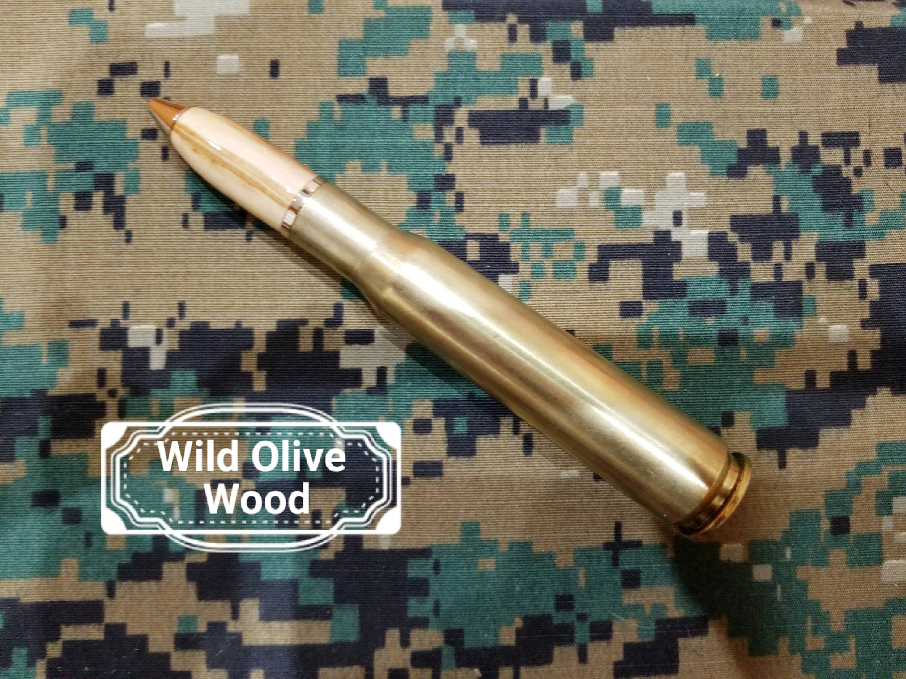 Hand Turned .50 Cal Pen - Etsy