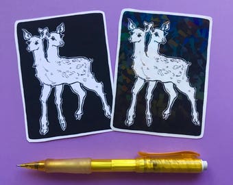 Deer sticker | Etsy