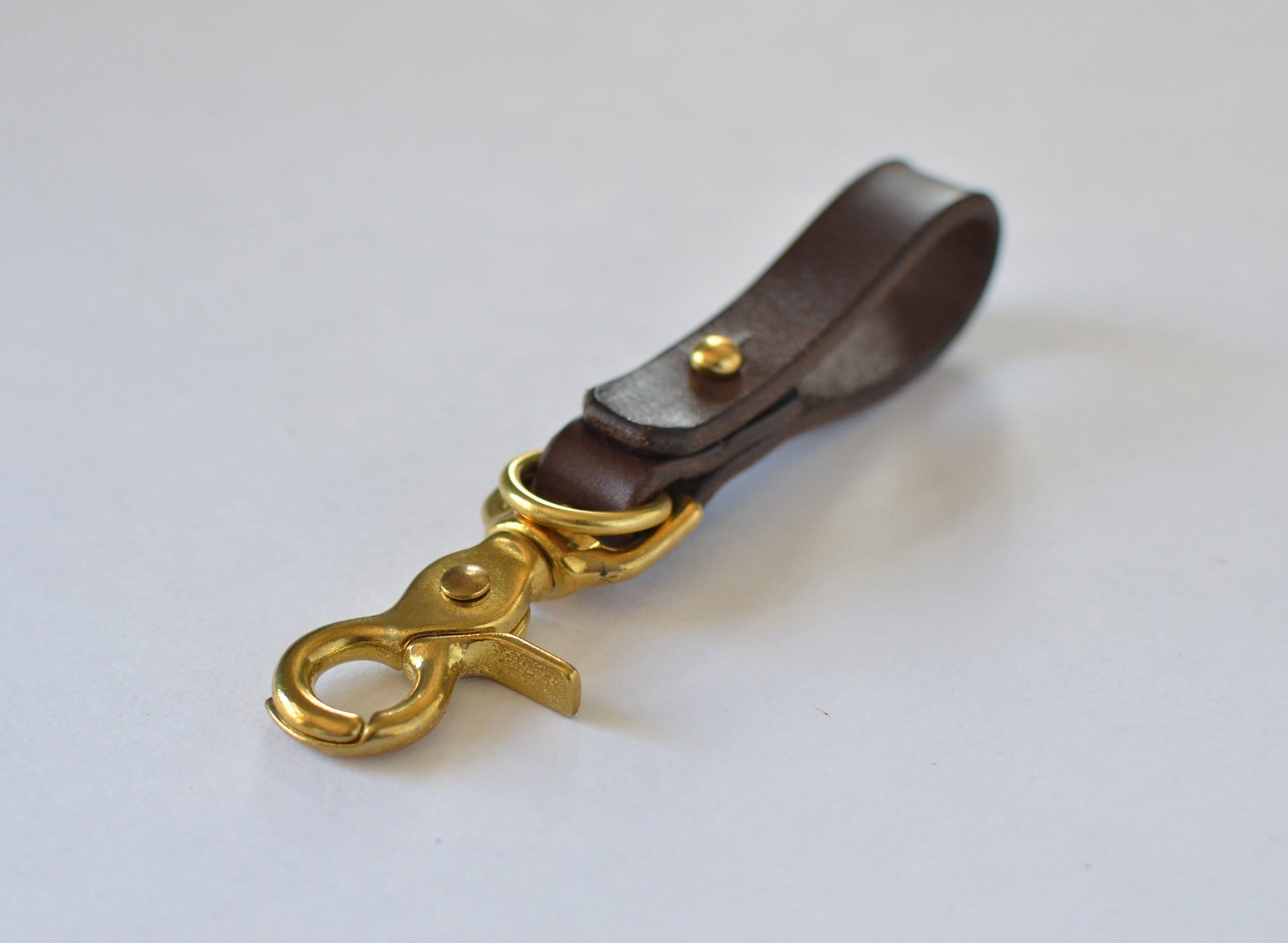 Leather Belt Loop Keychain | Belt Holder Snap Hook for Keys and Gloves ...
