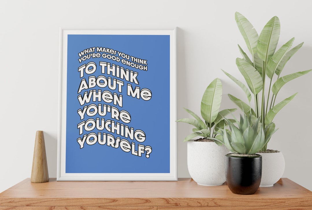 Wet Leg Inspired Lyrics 'wet Dream' Poster Print Unframed Different ...
