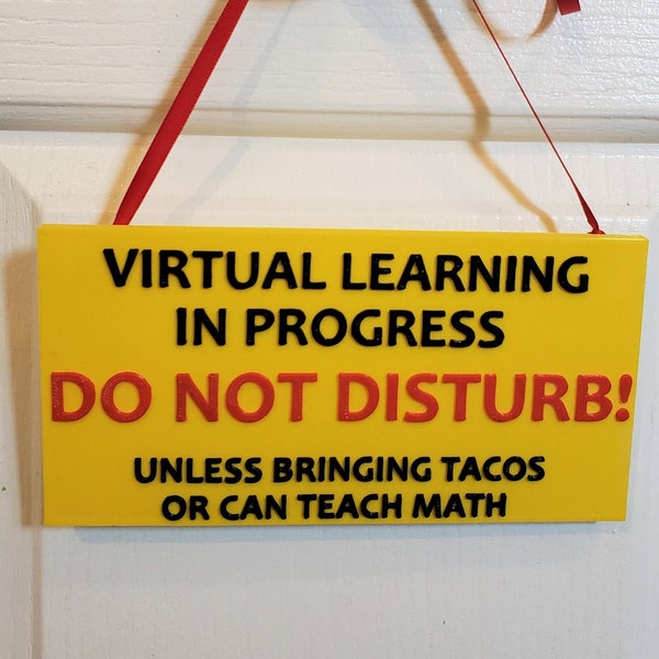 Homeschool Do Not Disturb Sign - Etsy